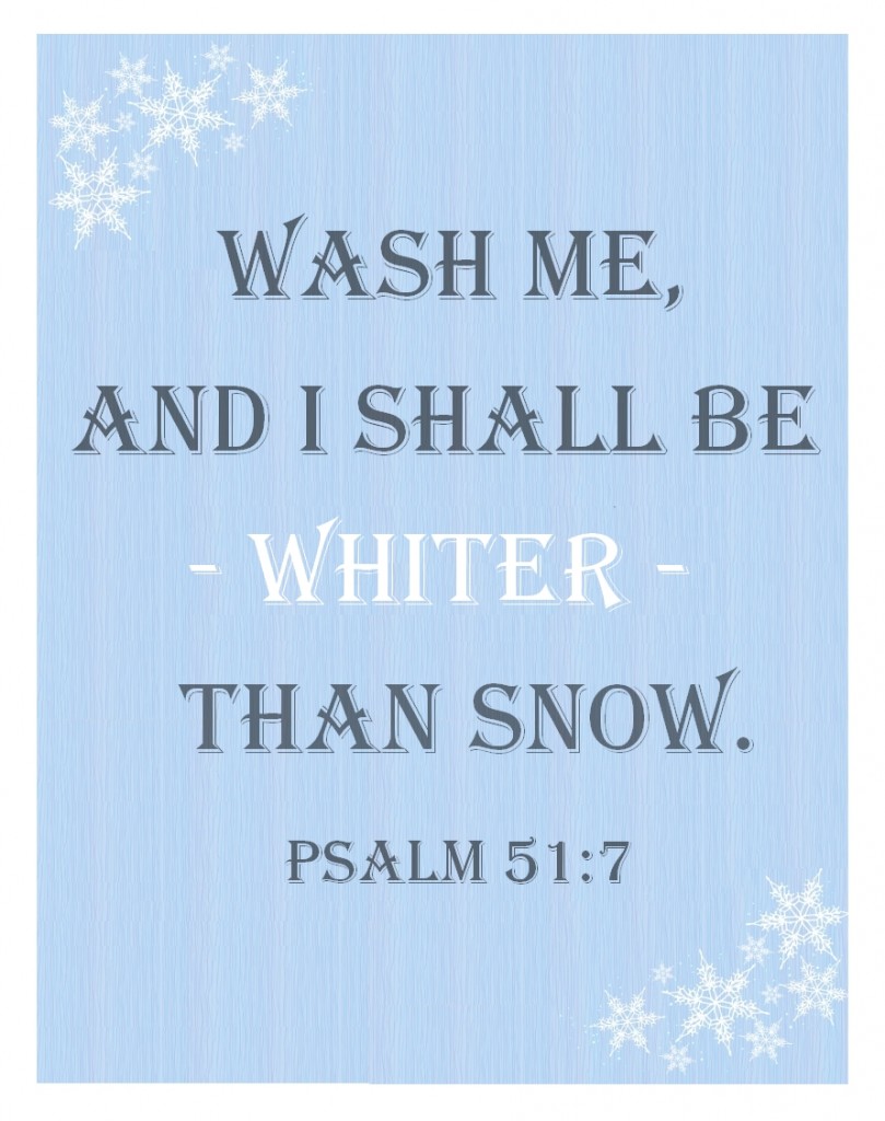 Printable Scripture Art for Winter | Imperfect Homemaker