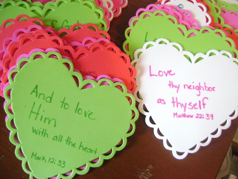 DIY: Scripture Conversation Hearts! - Imperfect Homemaker