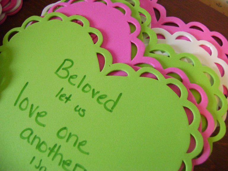 DIY: Scripture Conversation Hearts! - Imperfect Homemaker