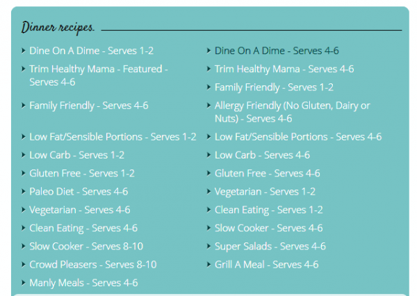 How I Plan My Menus with Build a Menu - Imperfect Homemaker