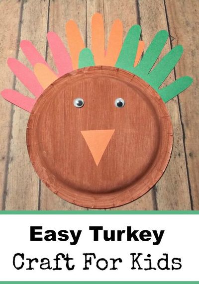 Easy Turkey Craft for Kids - Imperfect Homemaker