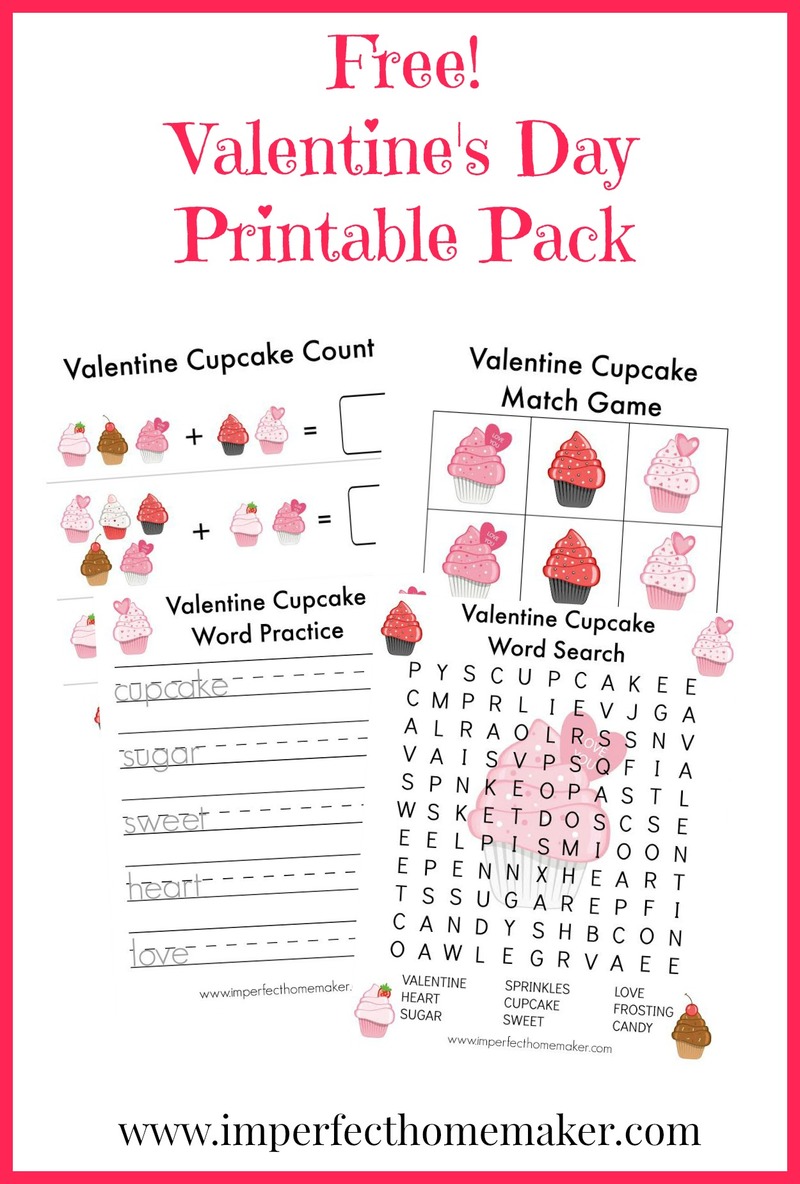 Free Valentine's Day Printable Pack - Imperfect Homemaker