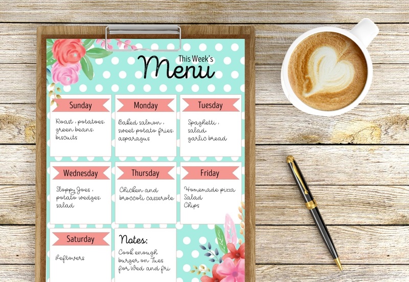Free Menu Planning Printables - Imperfect Homemaker