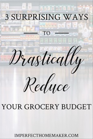 3 Surprising Ways to Drastically Reduce Your Grocery Budget - Imperfect ...