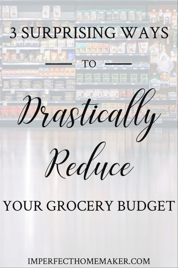 3 Surprising Ways to Drastically Reduce Your Grocery Budget - Imperfect ...