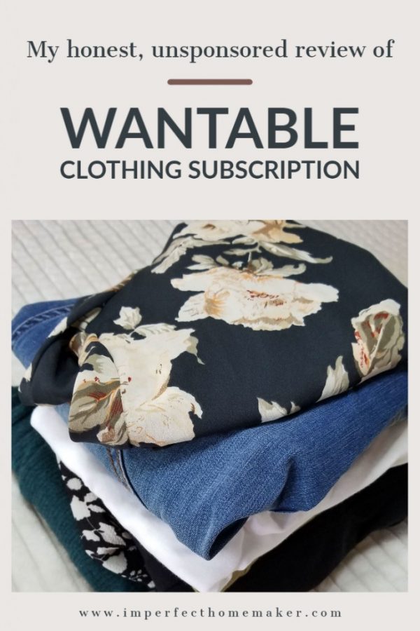 Wantable Style Edit: My Honest, Unsponsored Review - Imperfect Homemaker